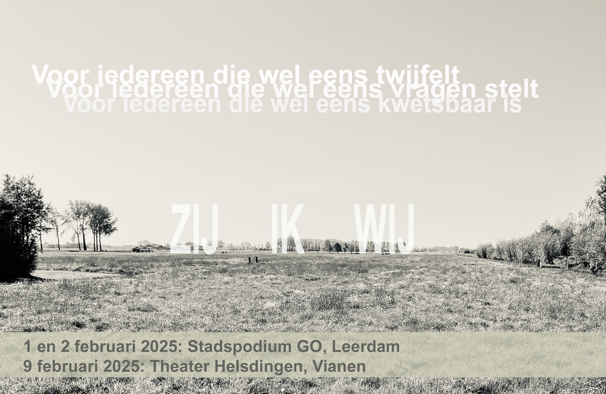 Zij, ik, wij. - Stichting Verzamelinge